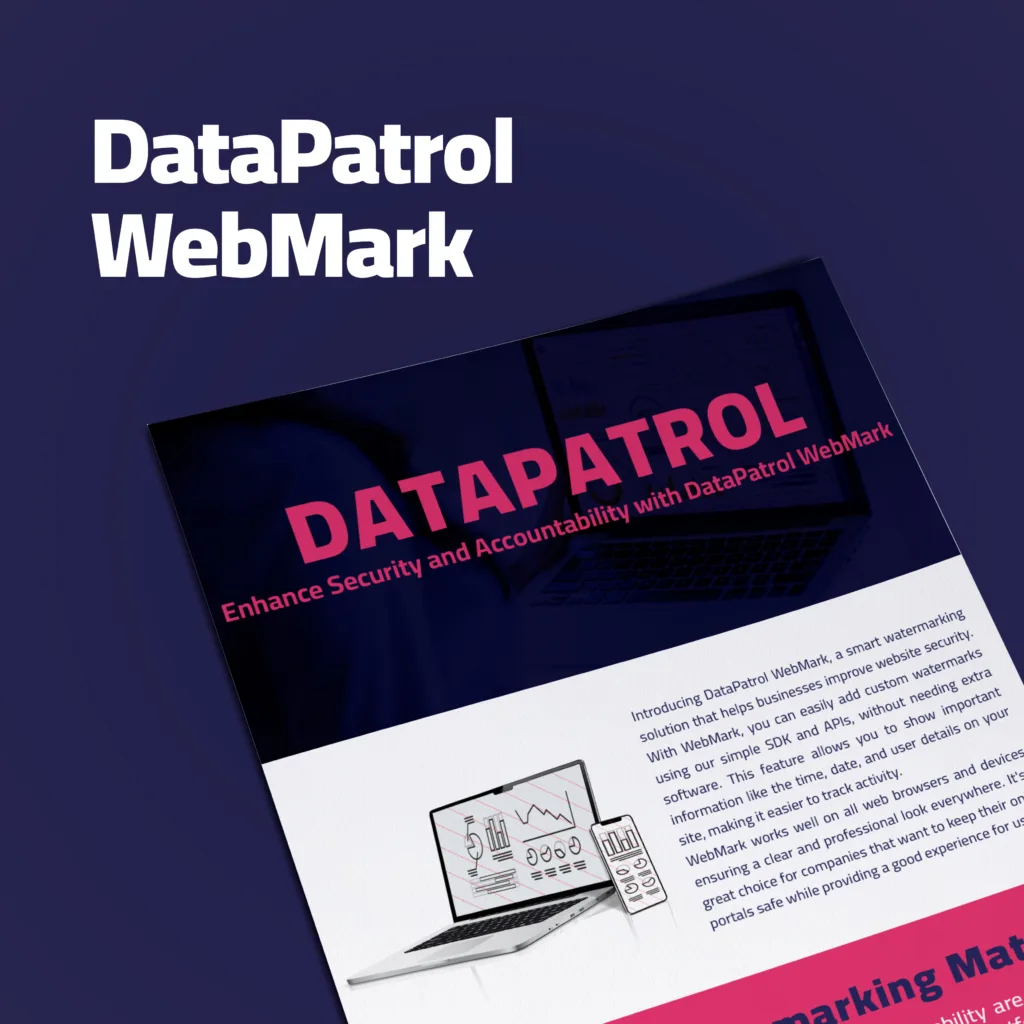 Screen Watermark Datasheets | DataPatrol